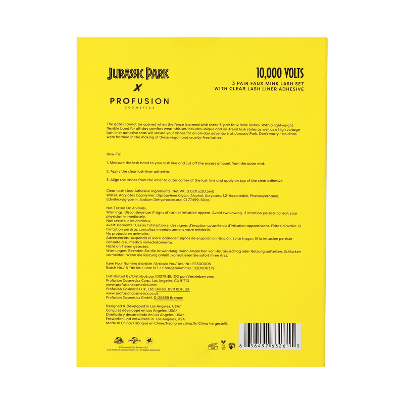 Jurassic Park 30th X Profusion - Profusion Cosmetics