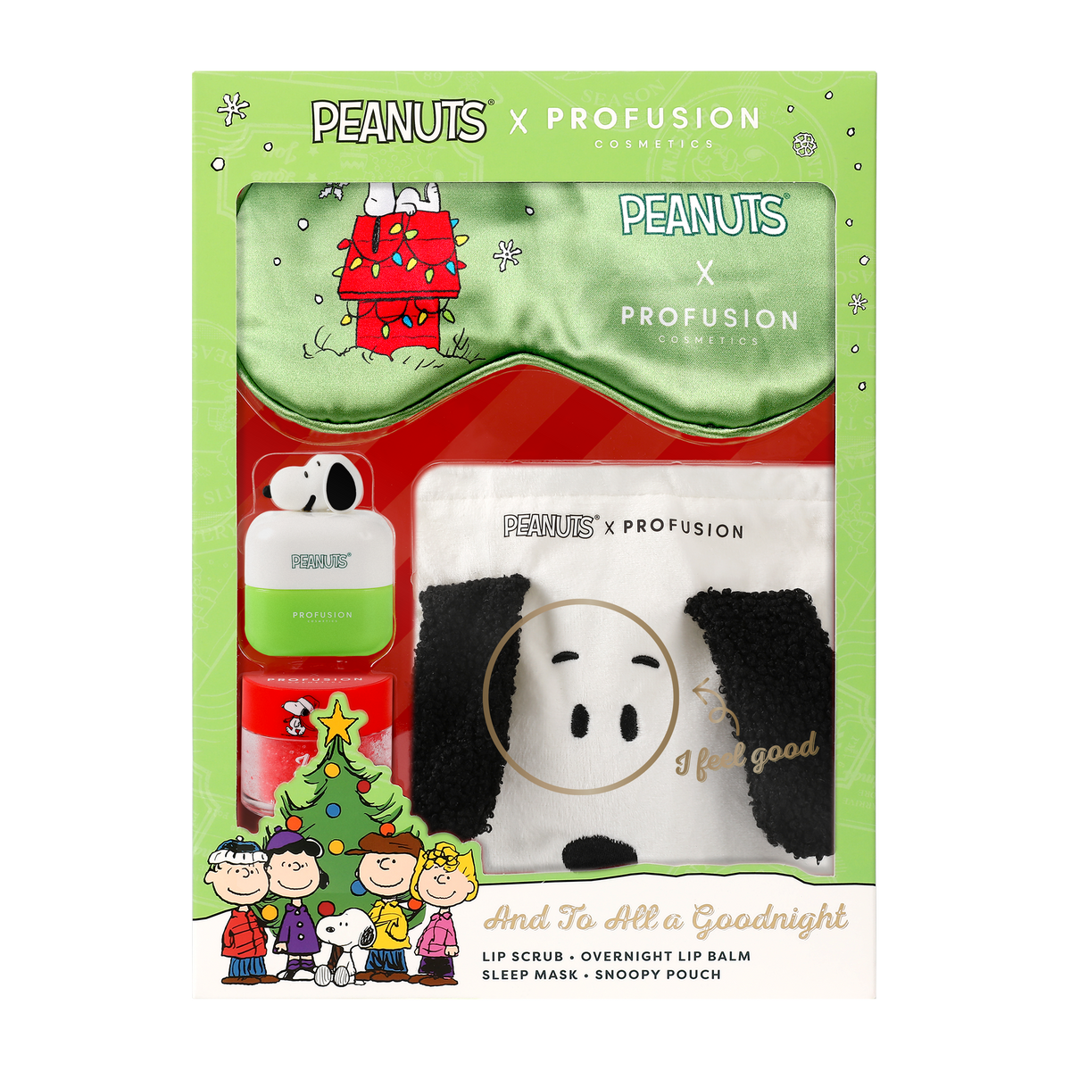 Peanuts Holiday | And To All A Goodnight Set - Profusion Cosmetics